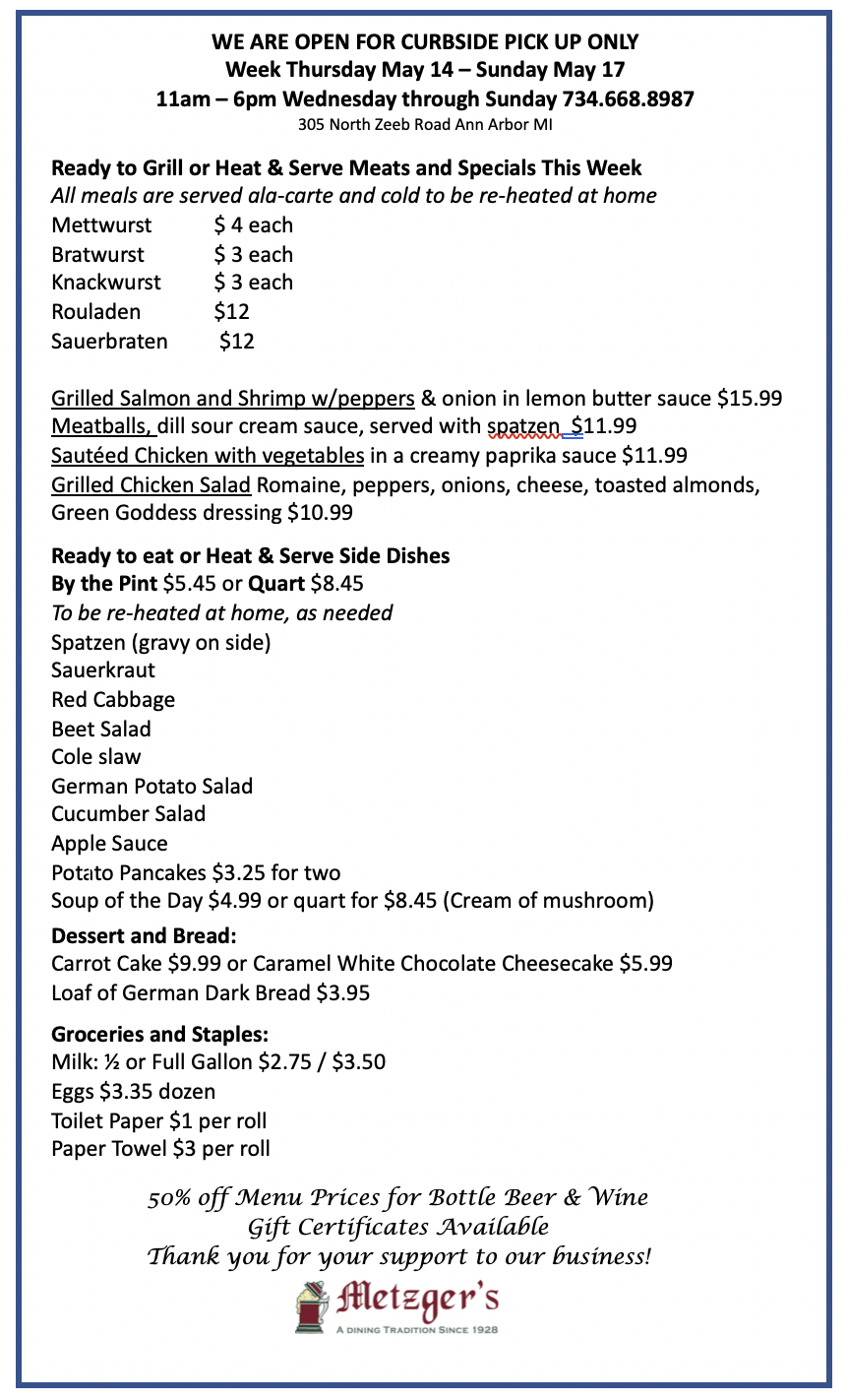Metzger's German Restaurant