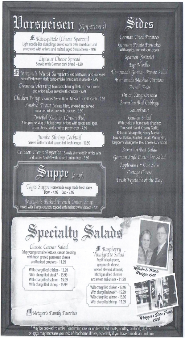 Ann Arbor | Metzger's German Restaurant